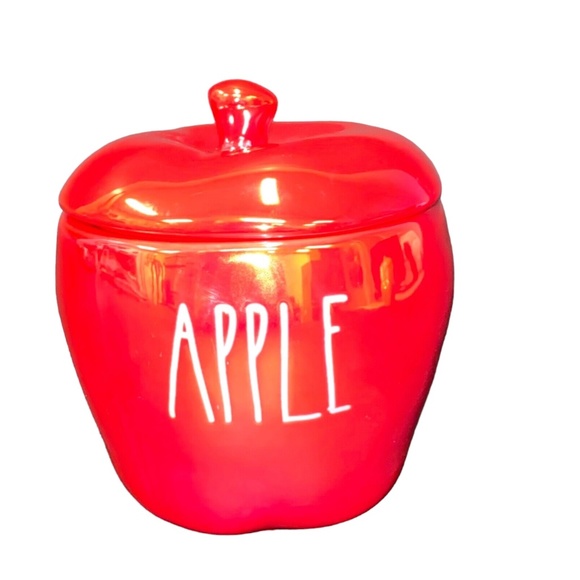 Rae Dunn | Accents | Rae Dunn Apple Iridescent Red Apple Candle Candy ...